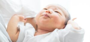 Mijn baby heeft een voorkeurshouding - How About Mom